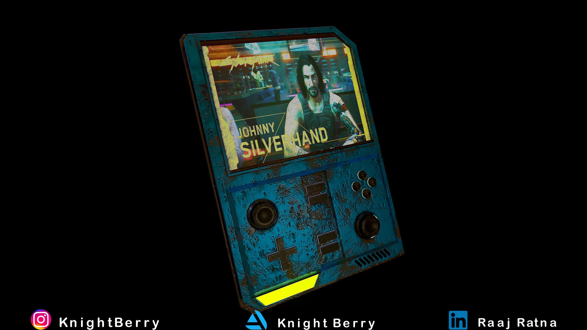 3D model Cyberpunk Gaming Console 2077 - TurboSquid 2059626