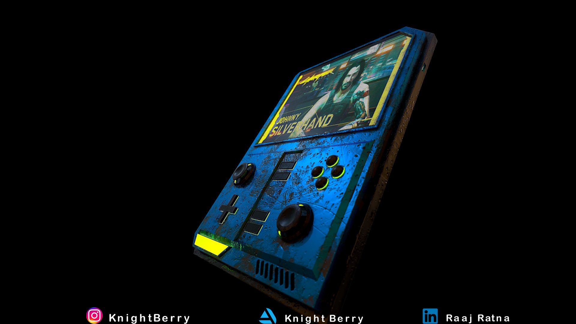 3D model Cyberpunk Gaming Console 2077 - TurboSquid 2059626