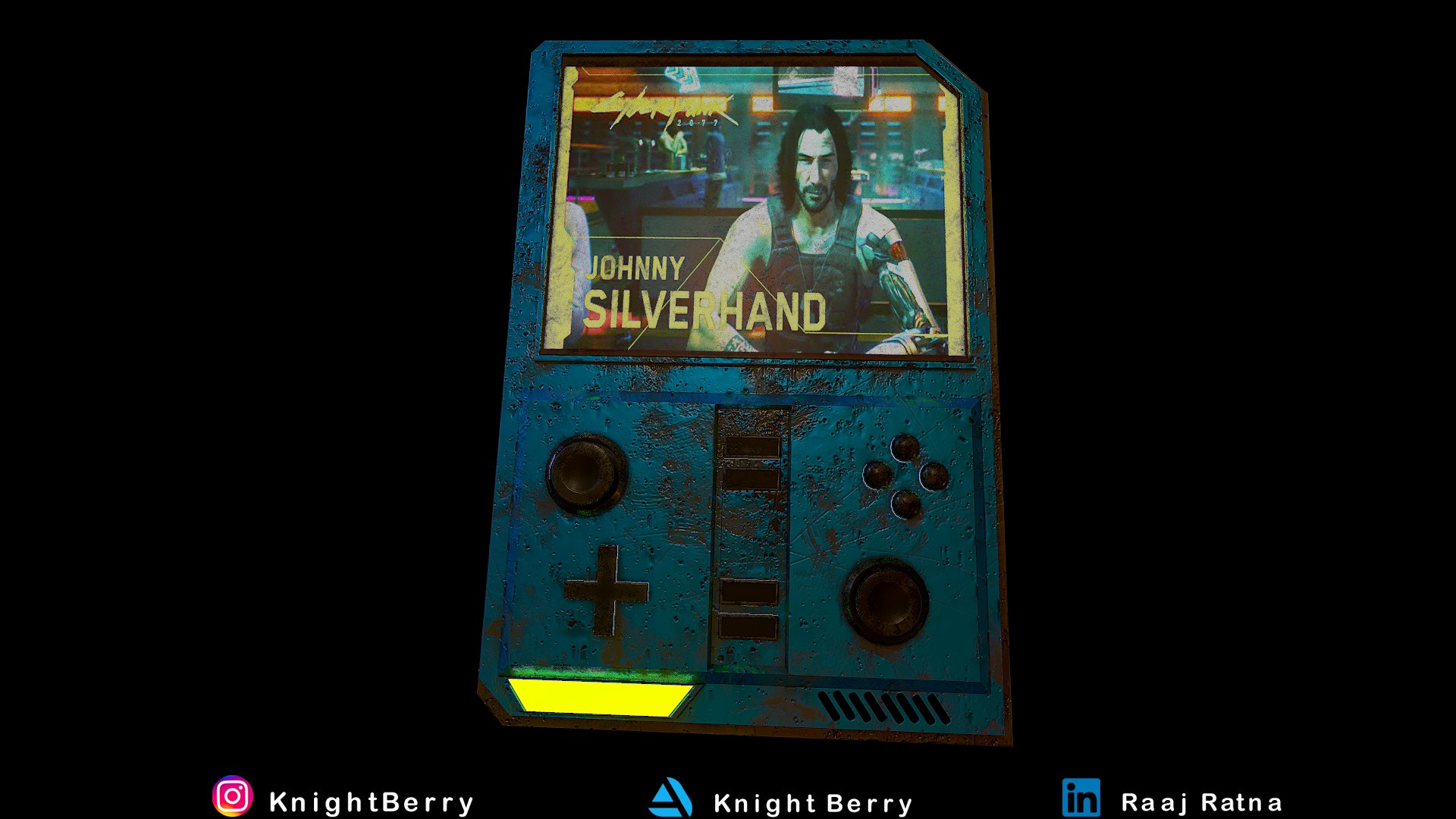 3D model Cyberpunk Gaming Console 2077 - TurboSquid 2059626