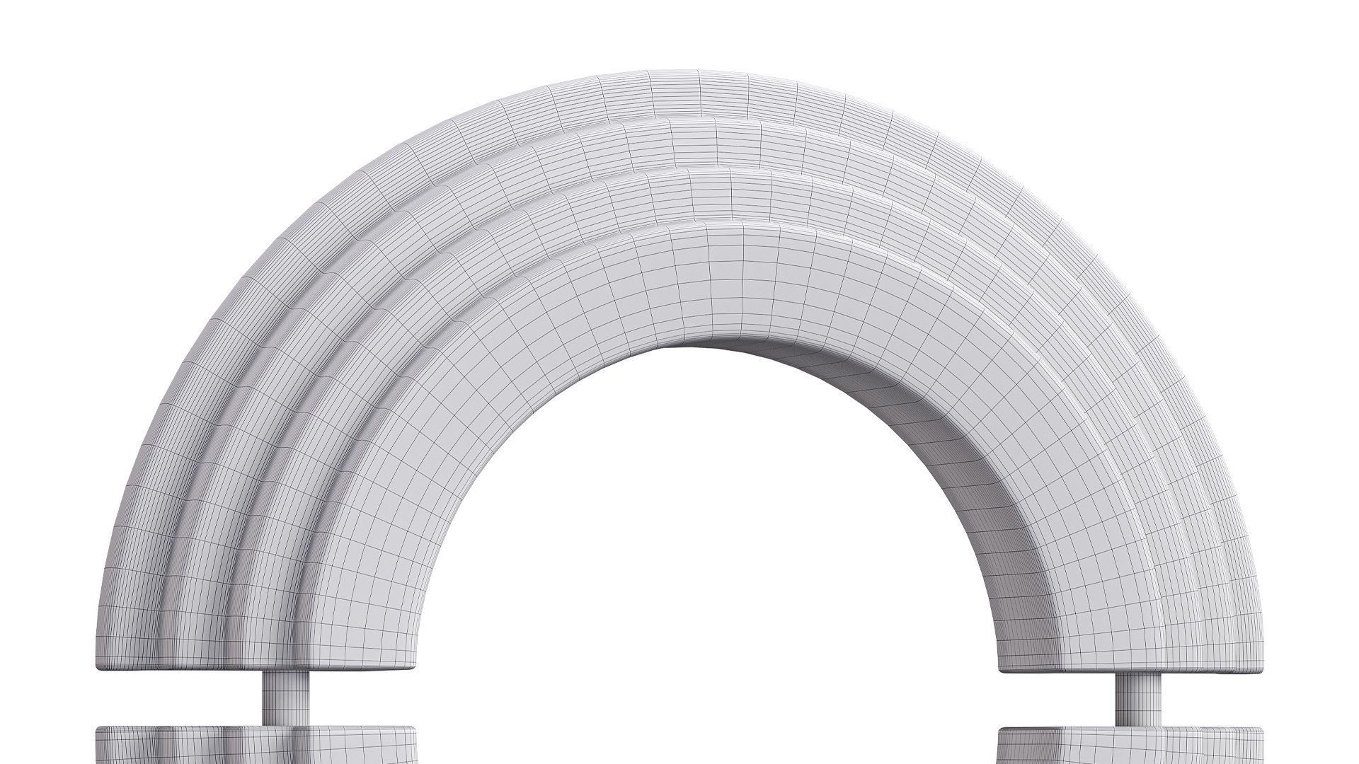 Black Radiator Pipe Flanges Aluminum Escutcheon Ring Plate 3D Model ...