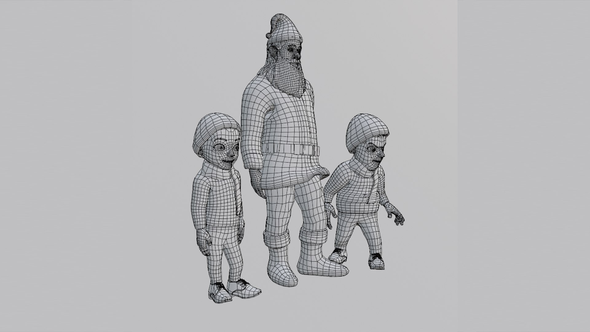 3D Christmas Character Bundles - TurboSquid 1953164
