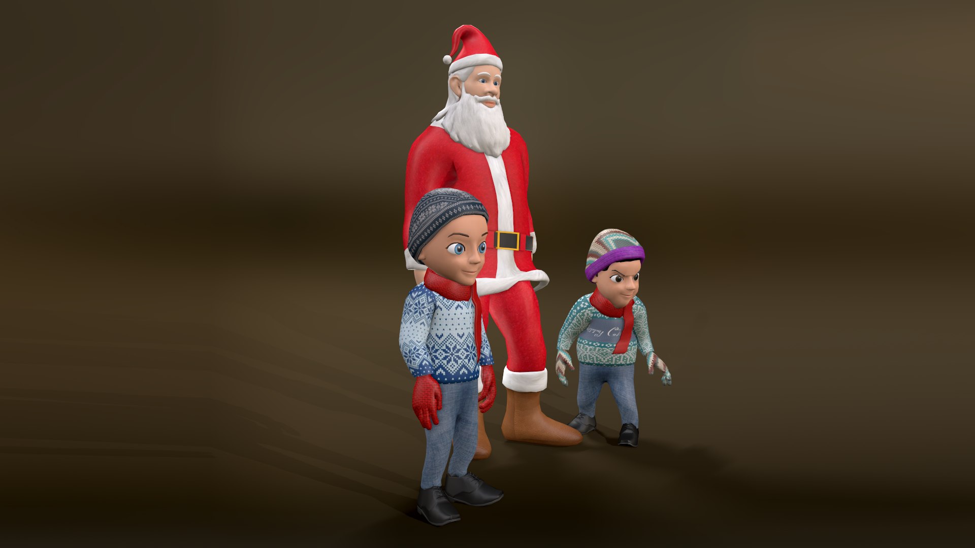 3D Christmas Character Bundles - TurboSquid 1953164