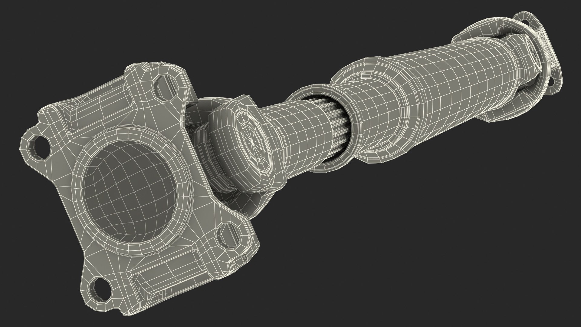 3D model Rear Prop Shaft Black - TurboSquid 1980934