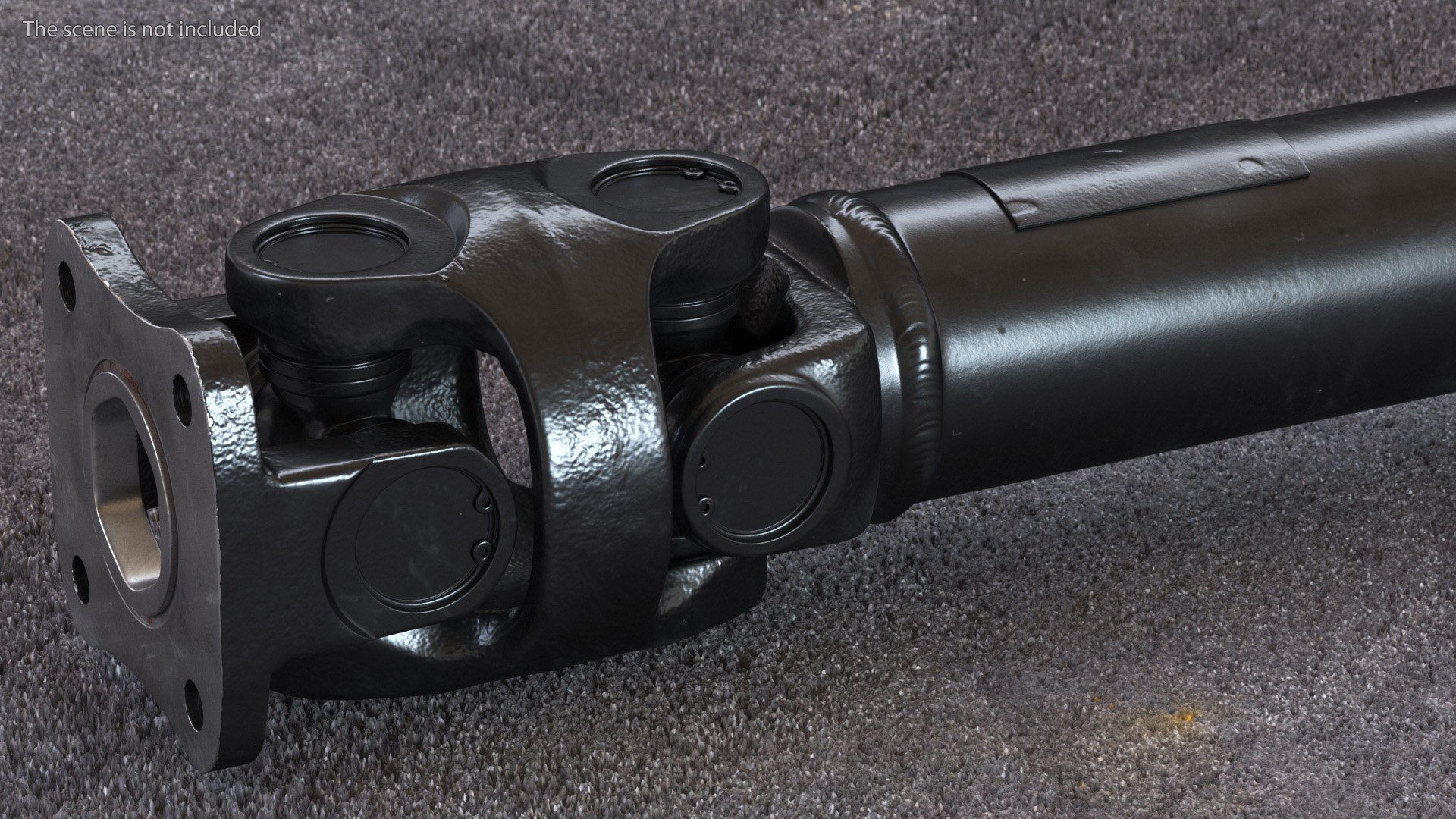 3D Model Rear Prop Shaft Black - TurboSquid 1980934