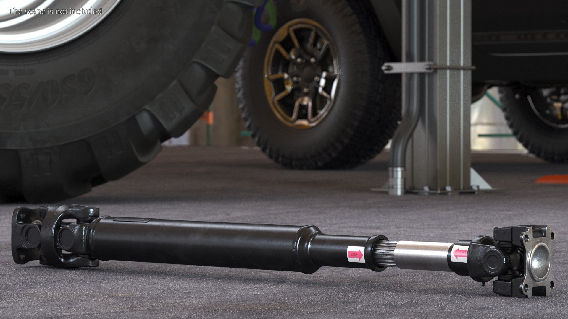 3D Model Rear Prop Shaft Black - TurboSquid 1980934