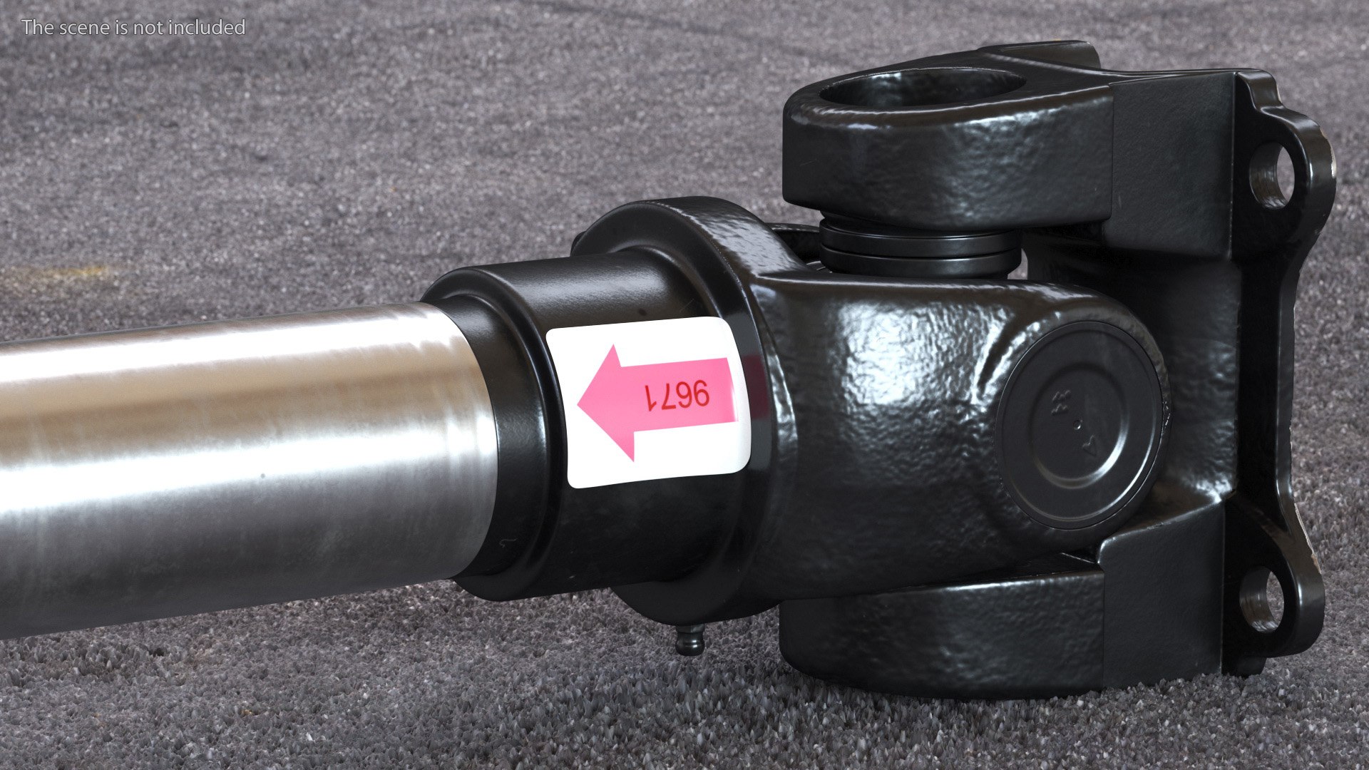 3D Model Rear Prop Shaft Black - TurboSquid 1980934