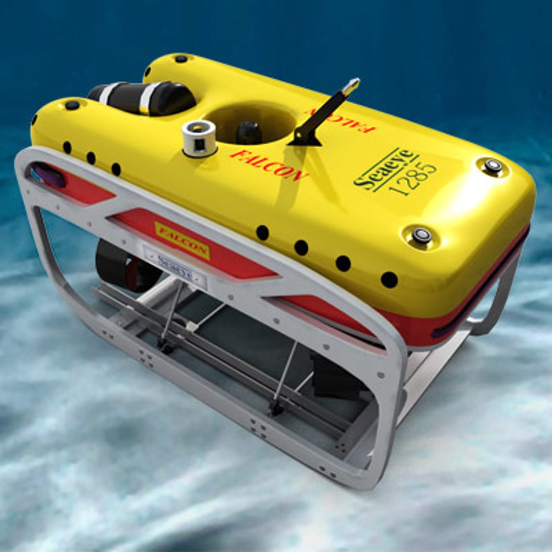 Bathyscaphe Falcon Submarine 3d Model