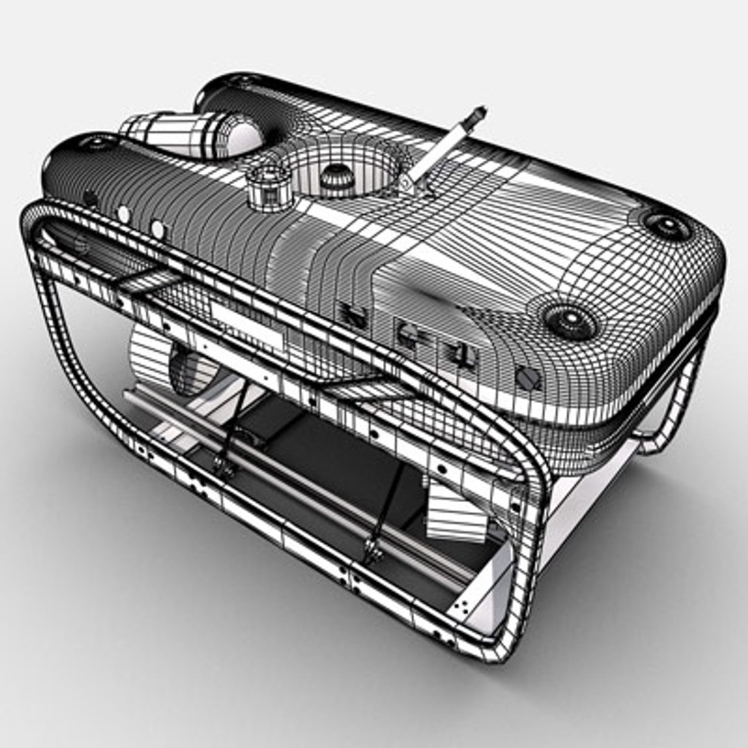 Bathyscaphe Falcon Submarine 3d Model
