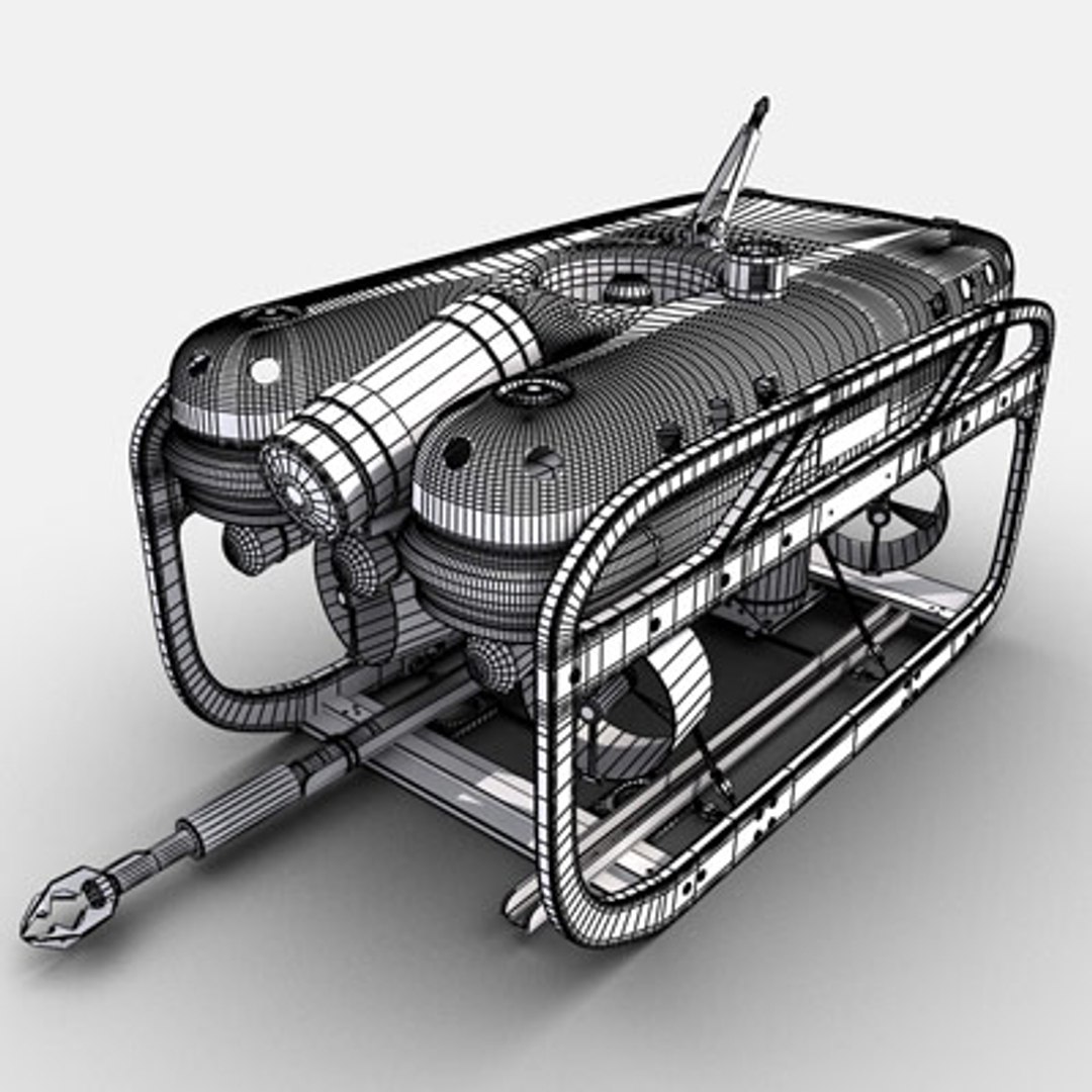 Bathyscaphe Falcon Submarine 3d Model