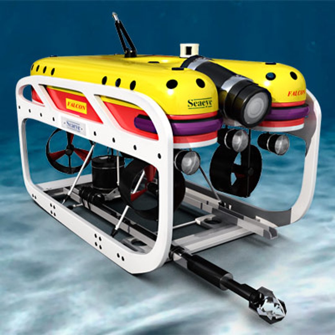 Bathyscaphe Falcon Submarine 3d Model