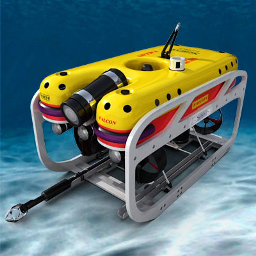 Bathyscaphe Falcon Submarine 3d Model