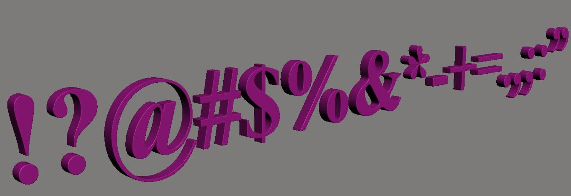 3d Font New Roman Model