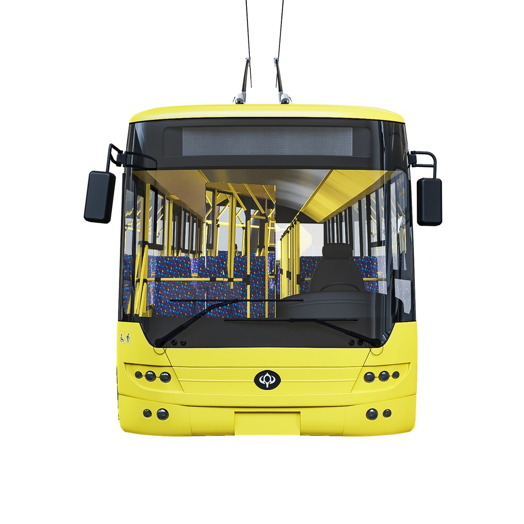Trolley Bus 3D Model - TurboSquid 1549239