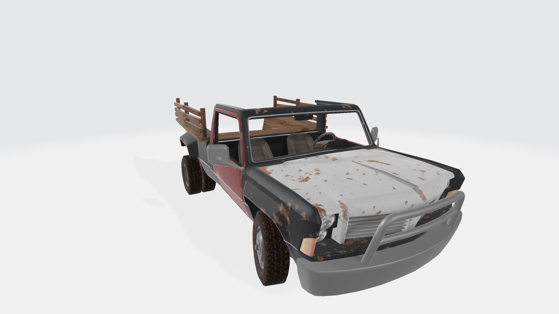 3D Kodiak Farm Car Black Model - TurboSquid 1491558
