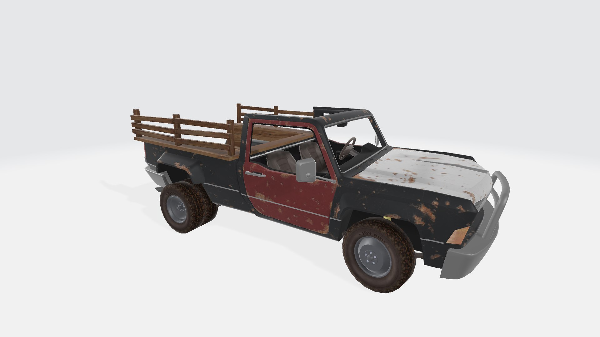3D Kodiak Farm Car Black Model - TurboSquid 1491558