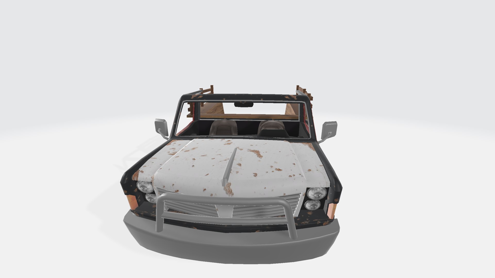 3D Kodiak Farm Car Black Model - TurboSquid 1491558