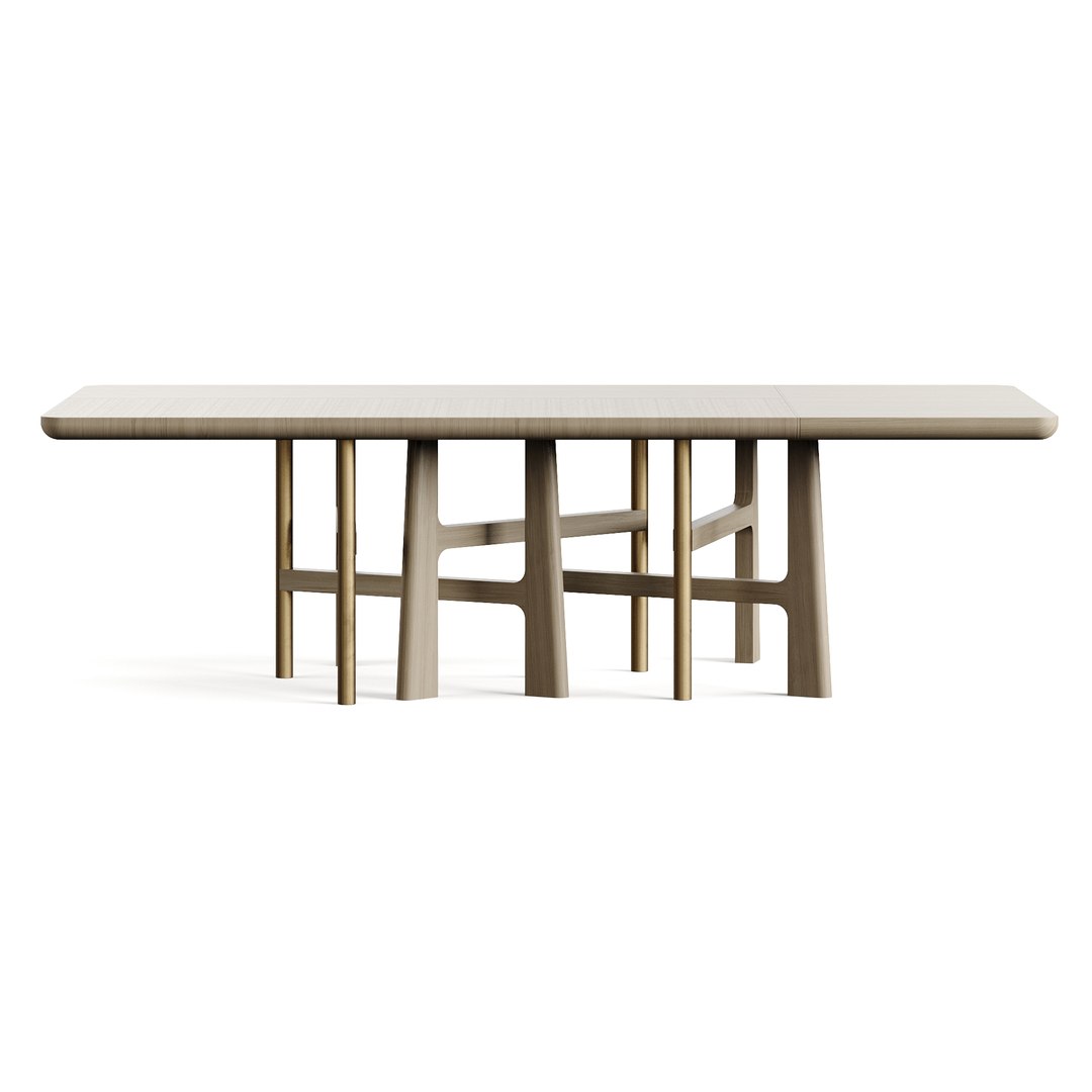 3D Atelier Tortil Wood I Table Model - TurboSquid 2048617