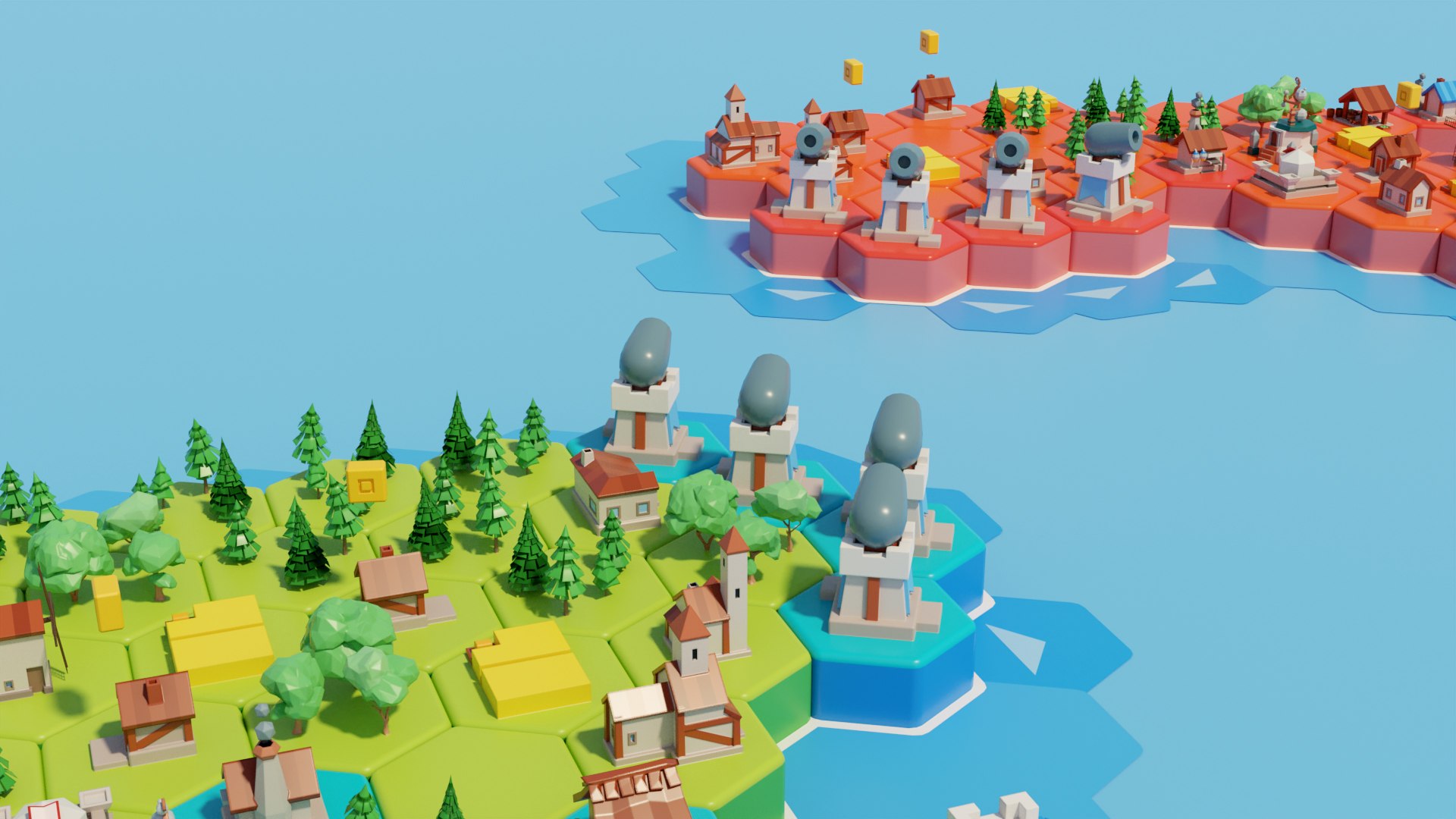 3D Tile Island Castle 2 - TurboSquid 1854382