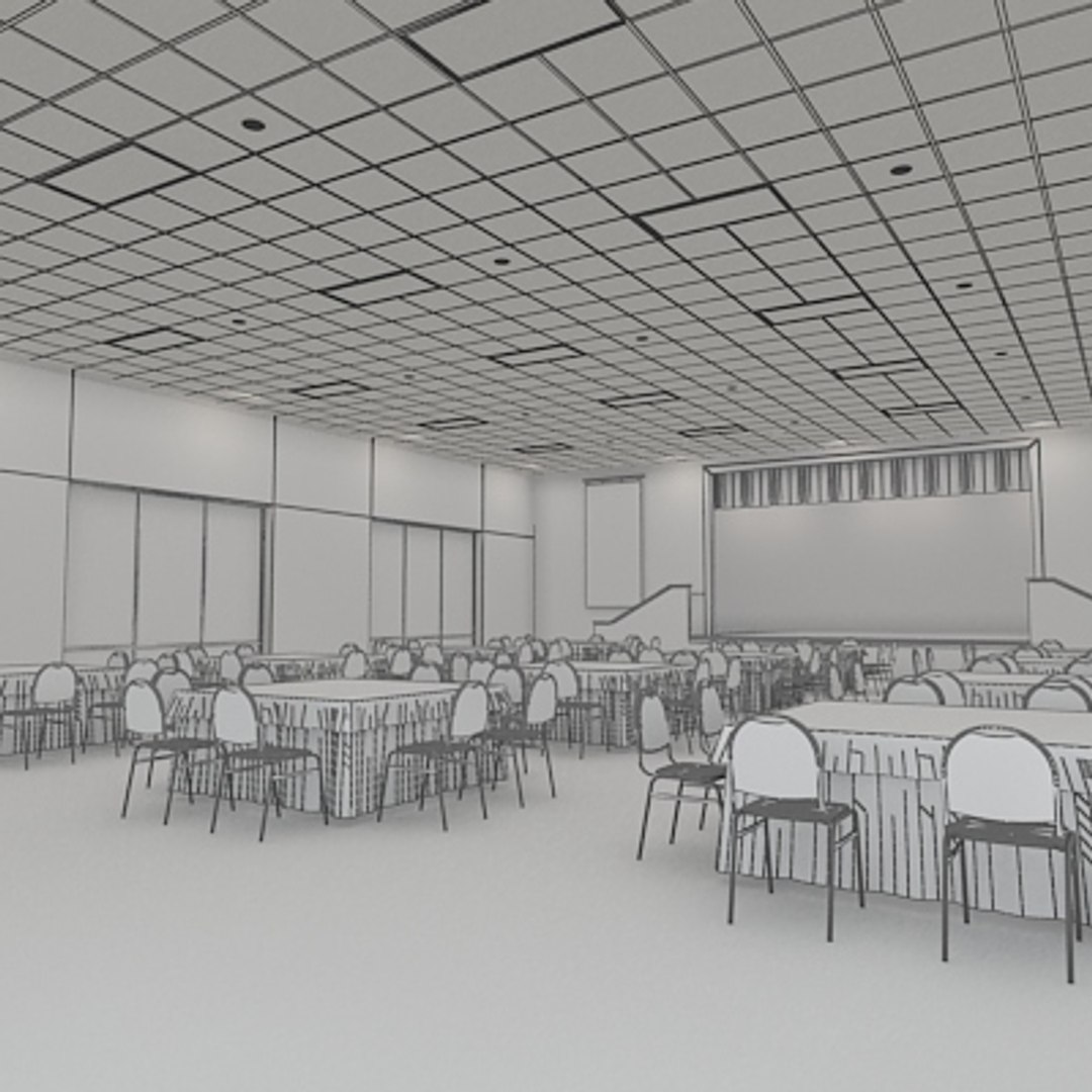 3d Multipurpose Hotel Room Model