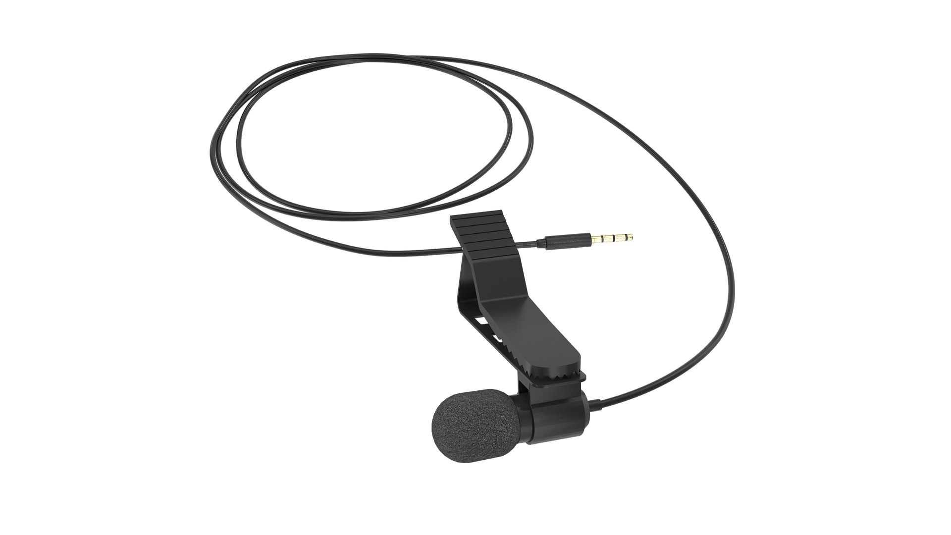 Reporter And Wired Lavalier Microphone 3D Model - TurboSquid 2296195