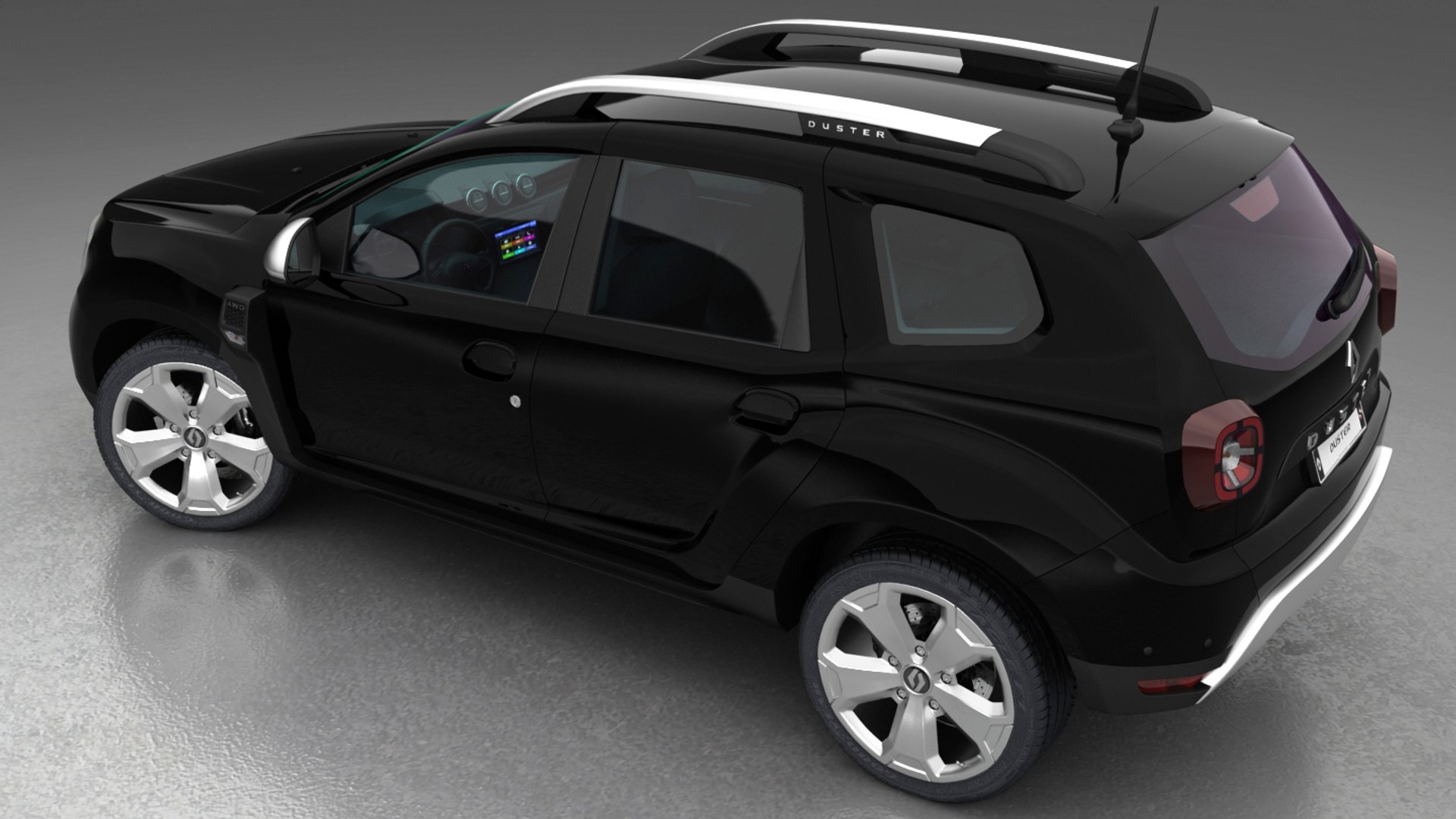 Renault Duster 2018 Interior Model - TurboSquid 1325816