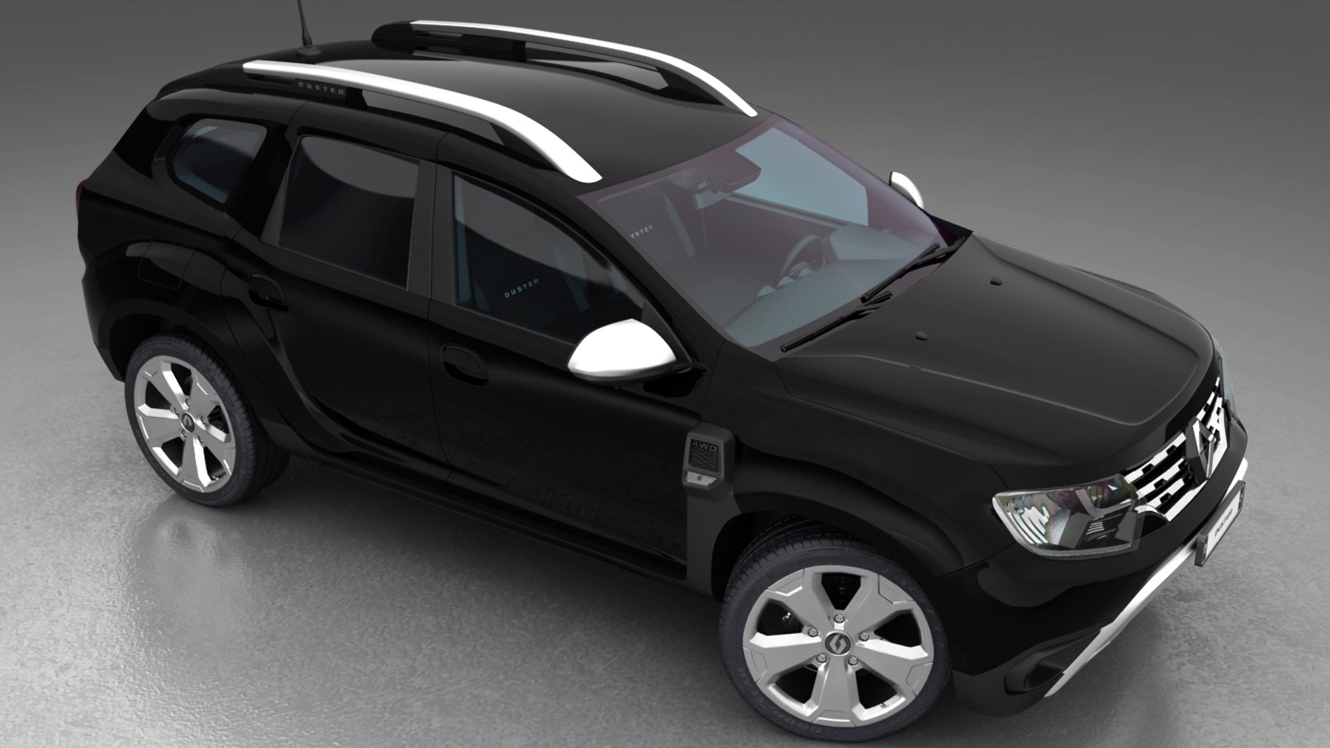 Renault Duster 2018 Interior Model - TurboSquid 1325816