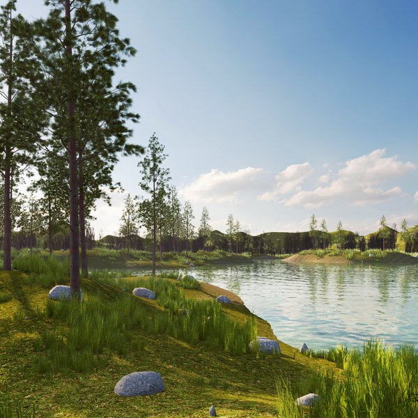 Free 3D Lake Models | TurboSquid