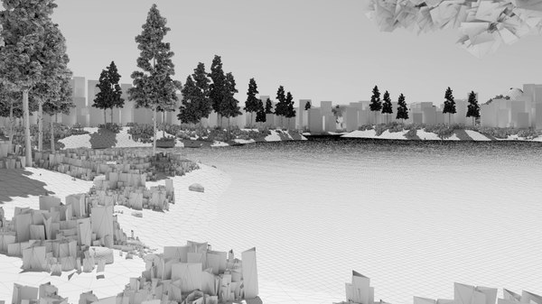 Lake Landscape 3D - TurboSquid 1999404