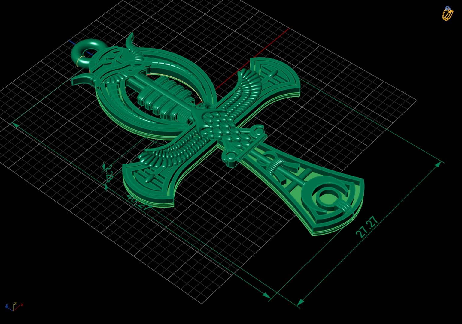 3d Ankh Egyptian Egypt