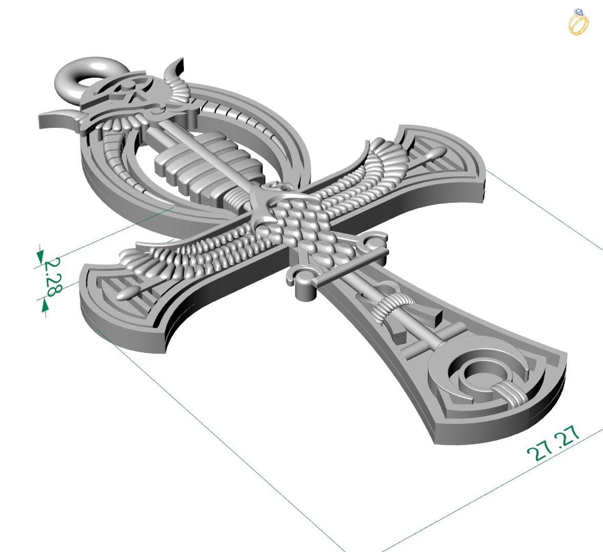 3d Ankh Egyptian Egypt