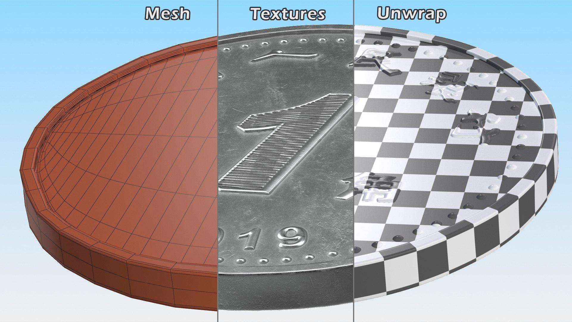 Yi Jiao Coin 3D Model - TurboSquid 1780570