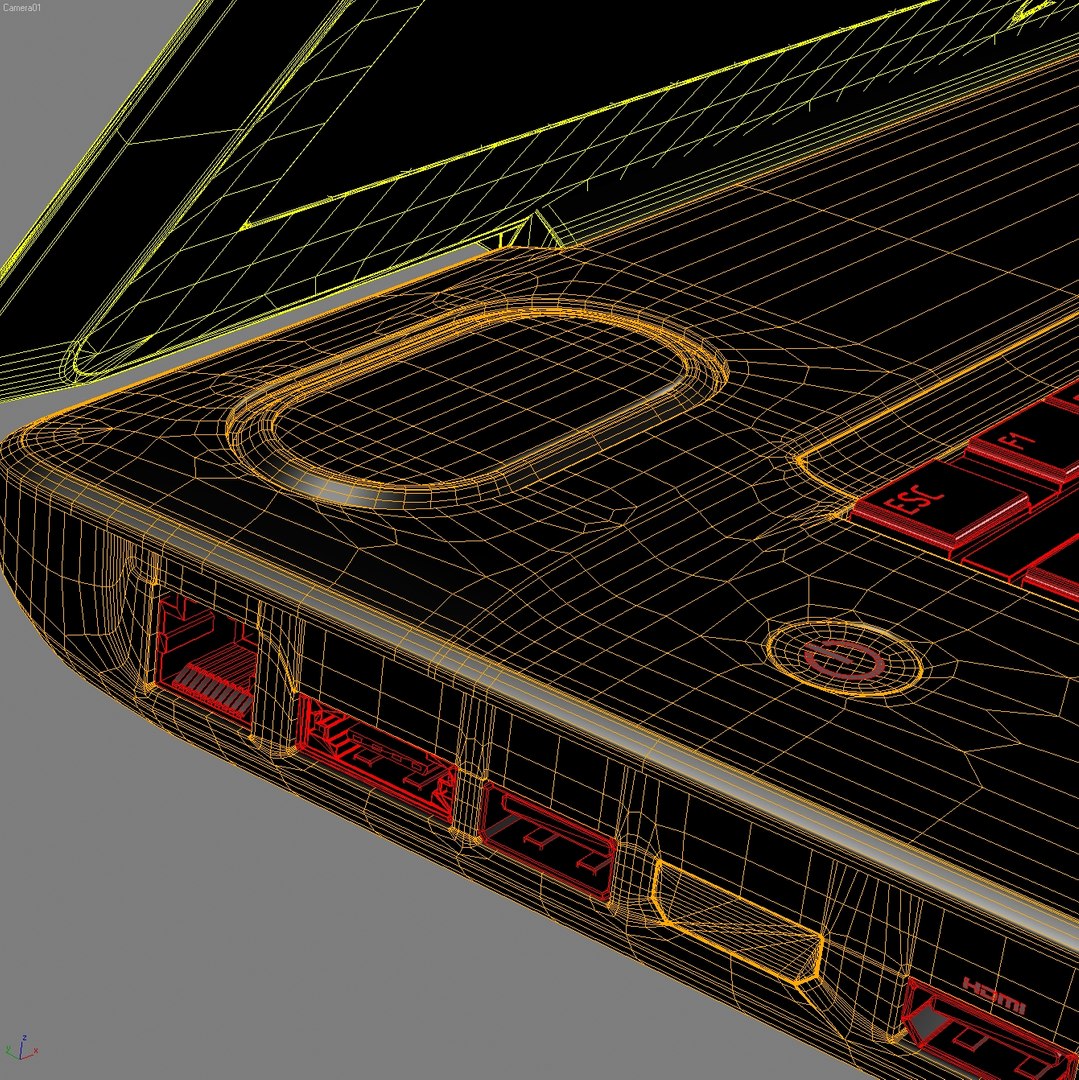 3d Model Notebook Toshiba Qosmio X500