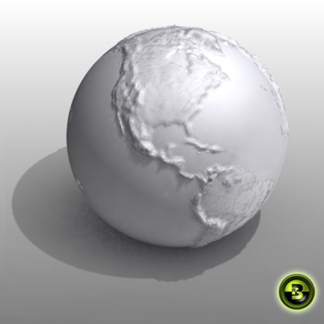 Globe Elevation Maps Max