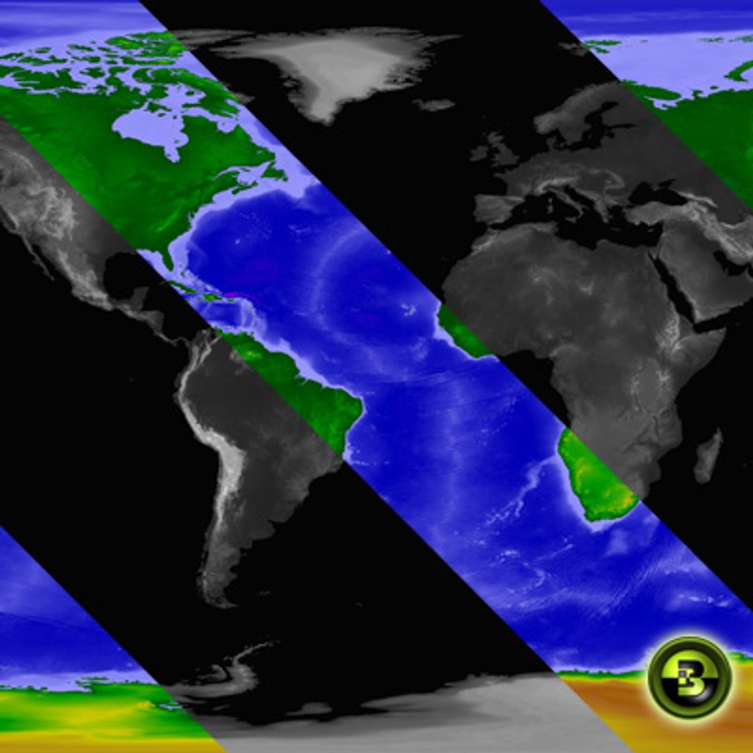 Globe Elevation Maps Max