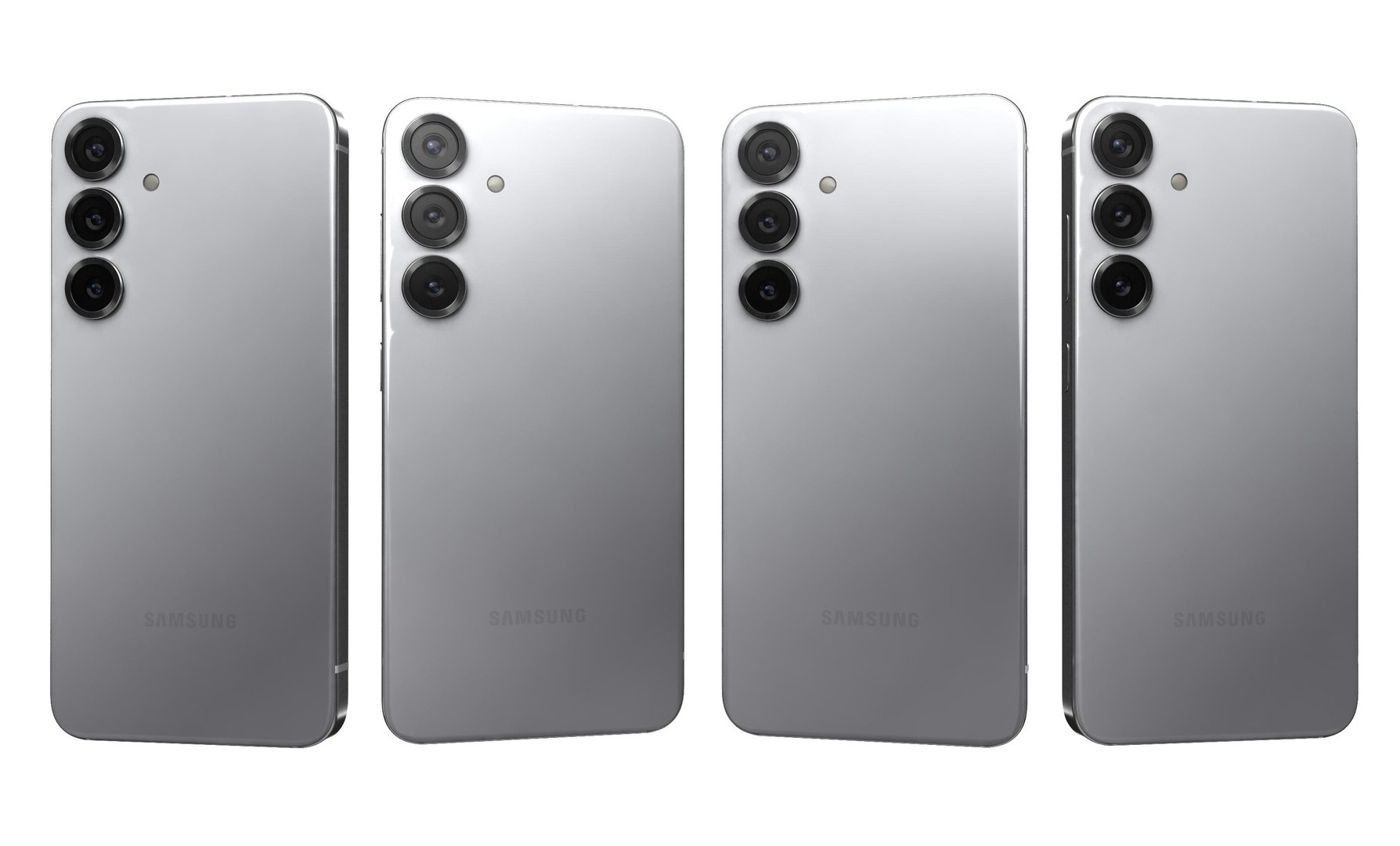 Samsung Galaxy S25 Plus Silver Shadow 3D Model - TurboSquid 2346223