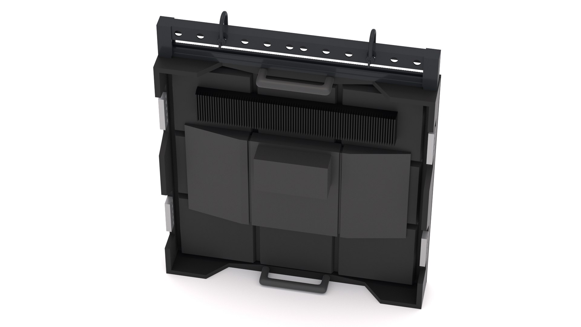3D Led Screen Display Panel Monitor With Shackle Fly Bar - TurboSquid ...