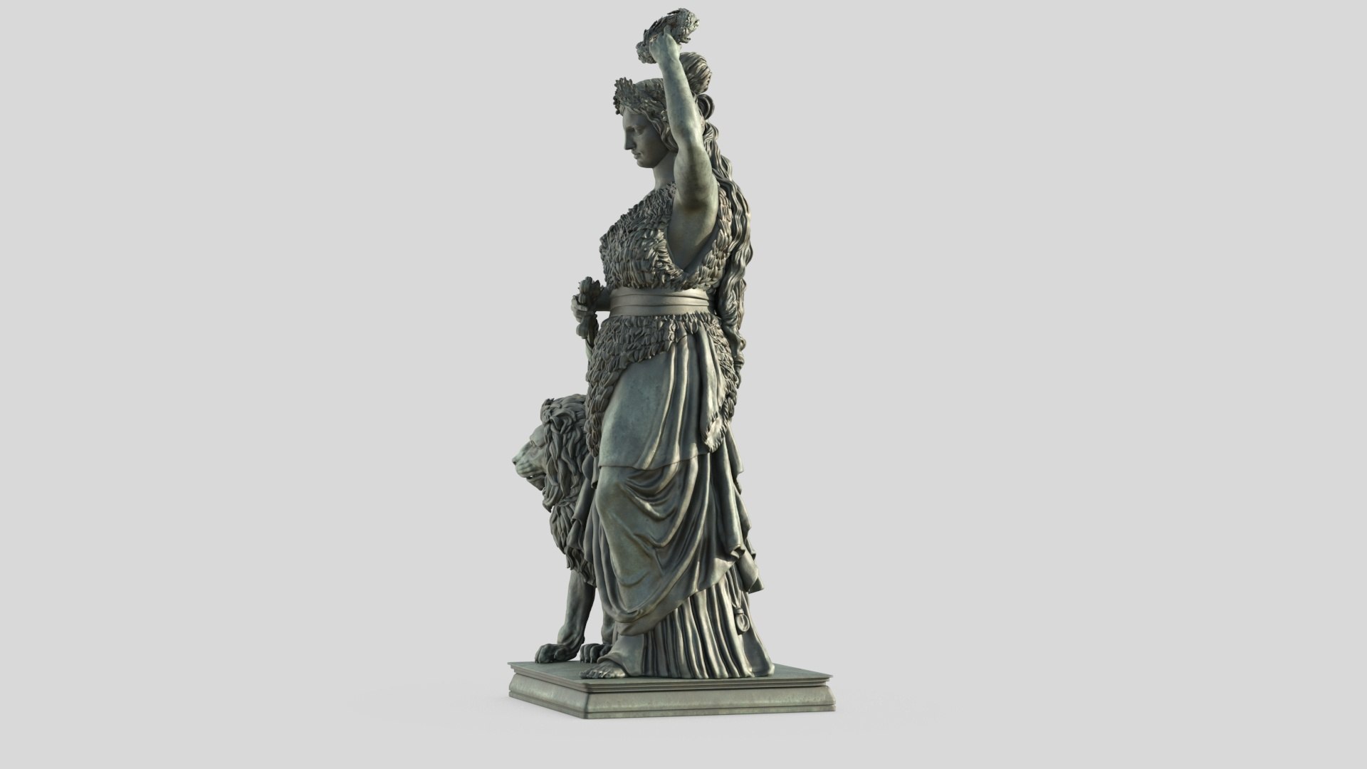 Lady Bavaria Model - TurboSquid 2298485