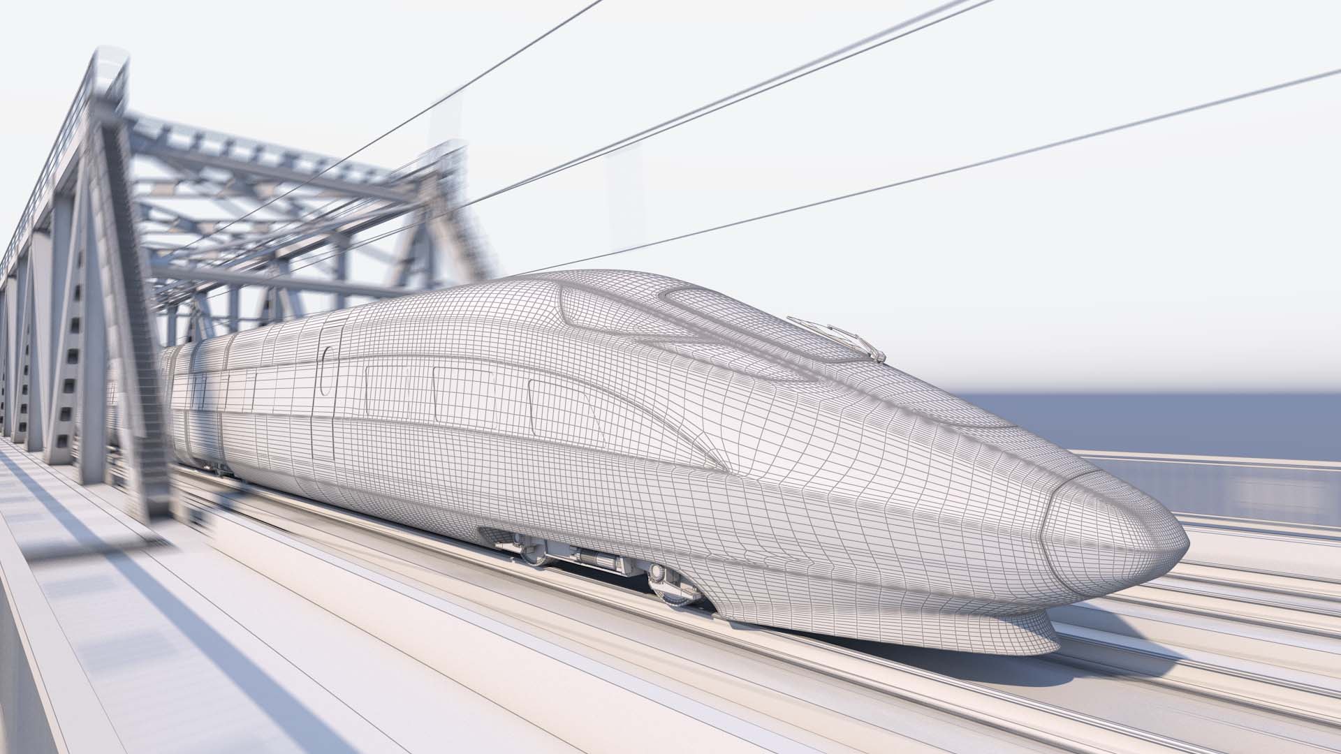 China High Speed Rail CR400AF Fuxing EMU 3D model - TurboSquid 1956448
