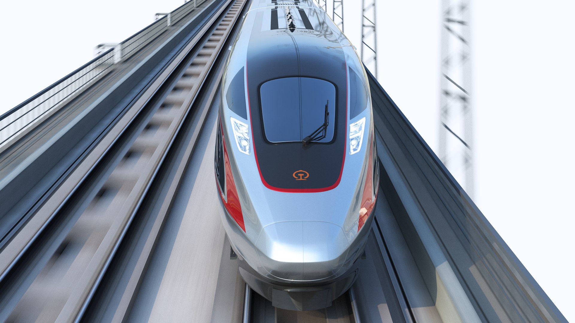 China High Speed Rail CR400AF Fuxing EMU 3D model - TurboSquid 1956448