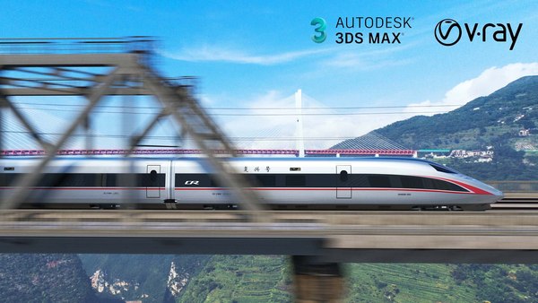 China High Speed Rail CR400AF Fuxing EMU3D模型 - TurboSquid 1956448