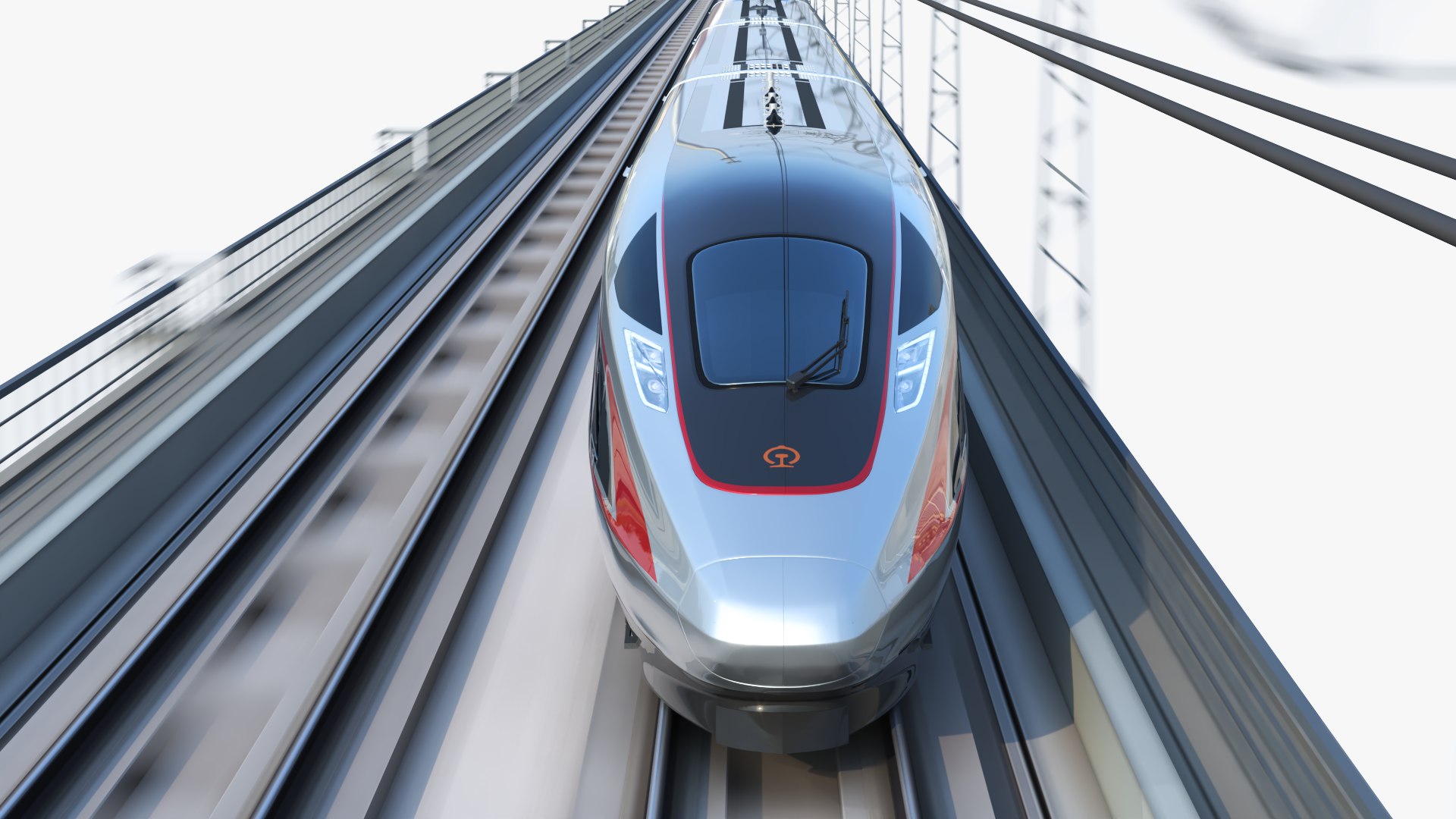 China High Speed Rail CR400AF Fuxing EMU 3D Model - TurboSquid 1956448