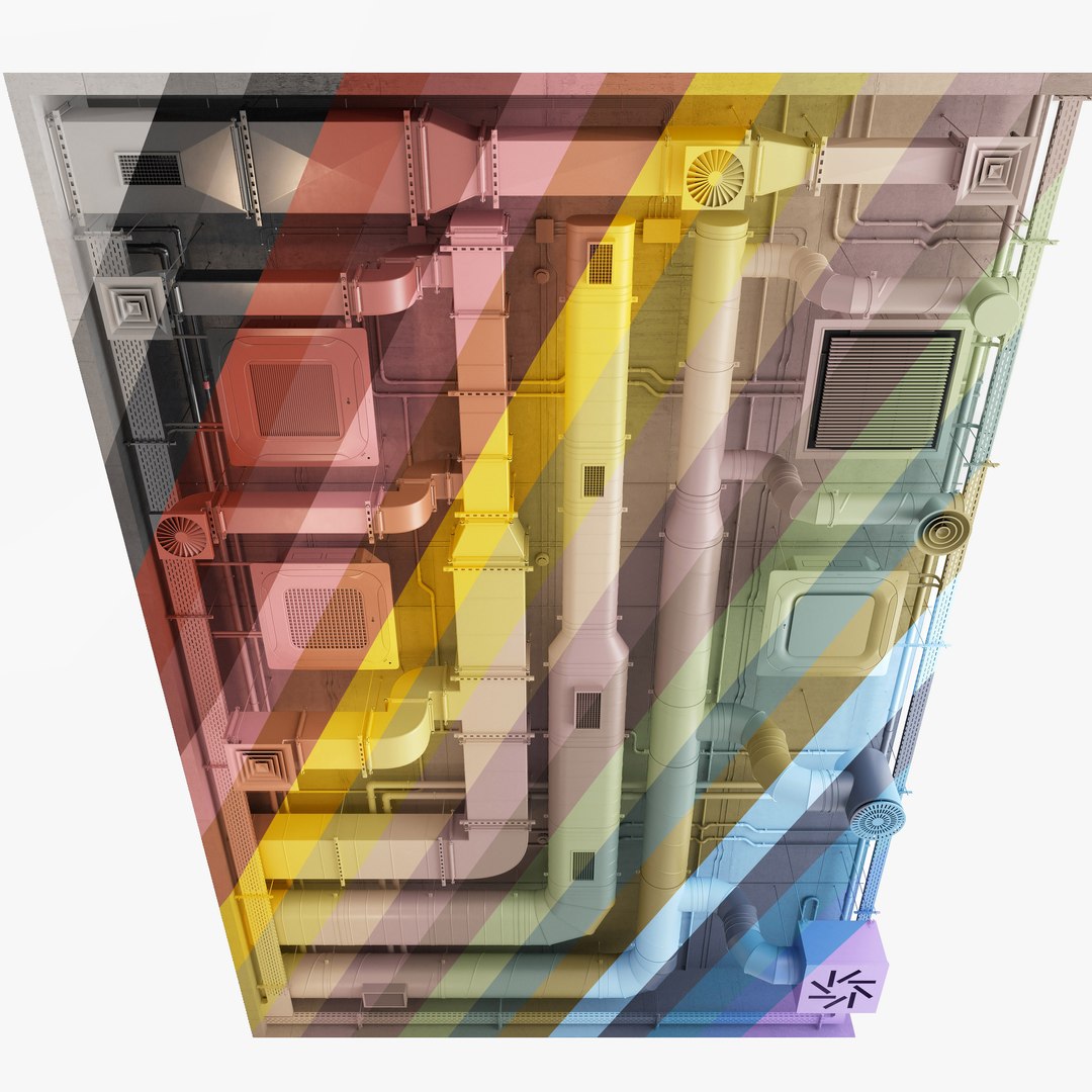 Ventilation Set 3D - TurboSquid 1706996