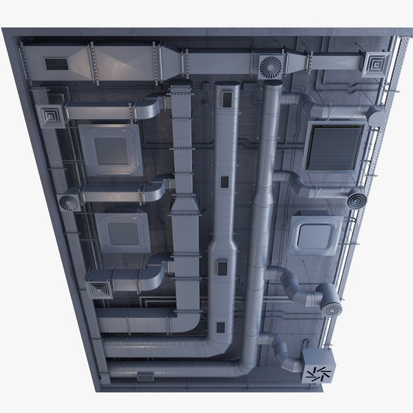 Ventilation set 3D - TurboSquid 1706996