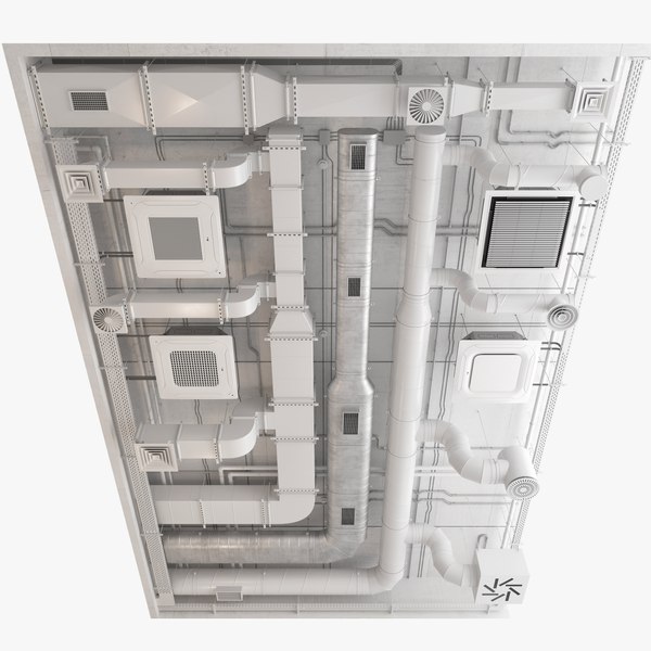 Ventilation set 3D - TurboSquid 1706996