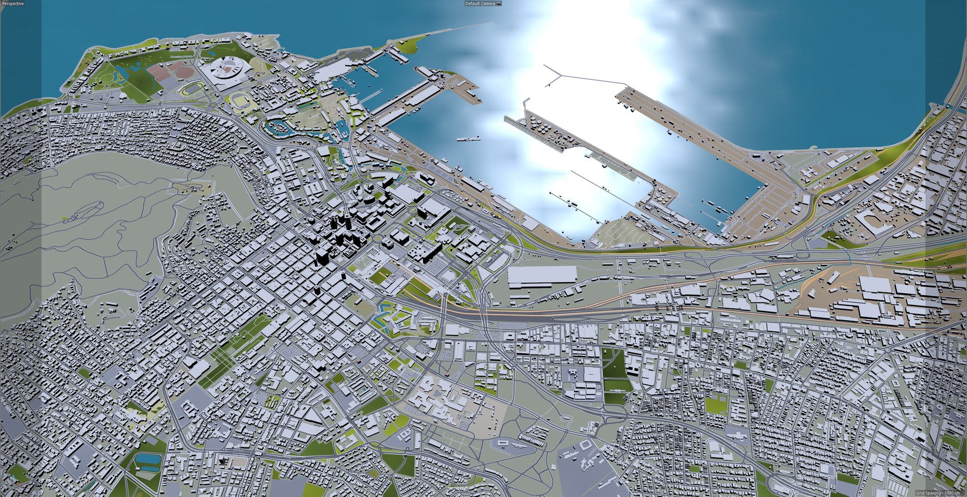 Cape Town Downtown South Africa 3D Model - TurboSquid 1988731