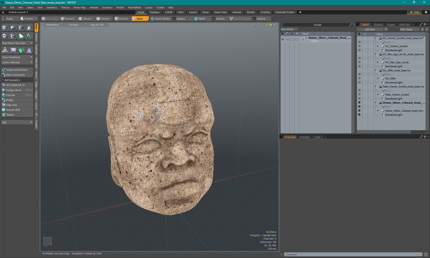 Statue Olmec Colossal Head New 3D - TurboSquid 2302285
