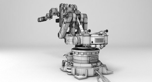 3d model of robot arm