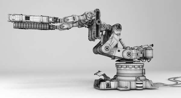 3d model of robot arm