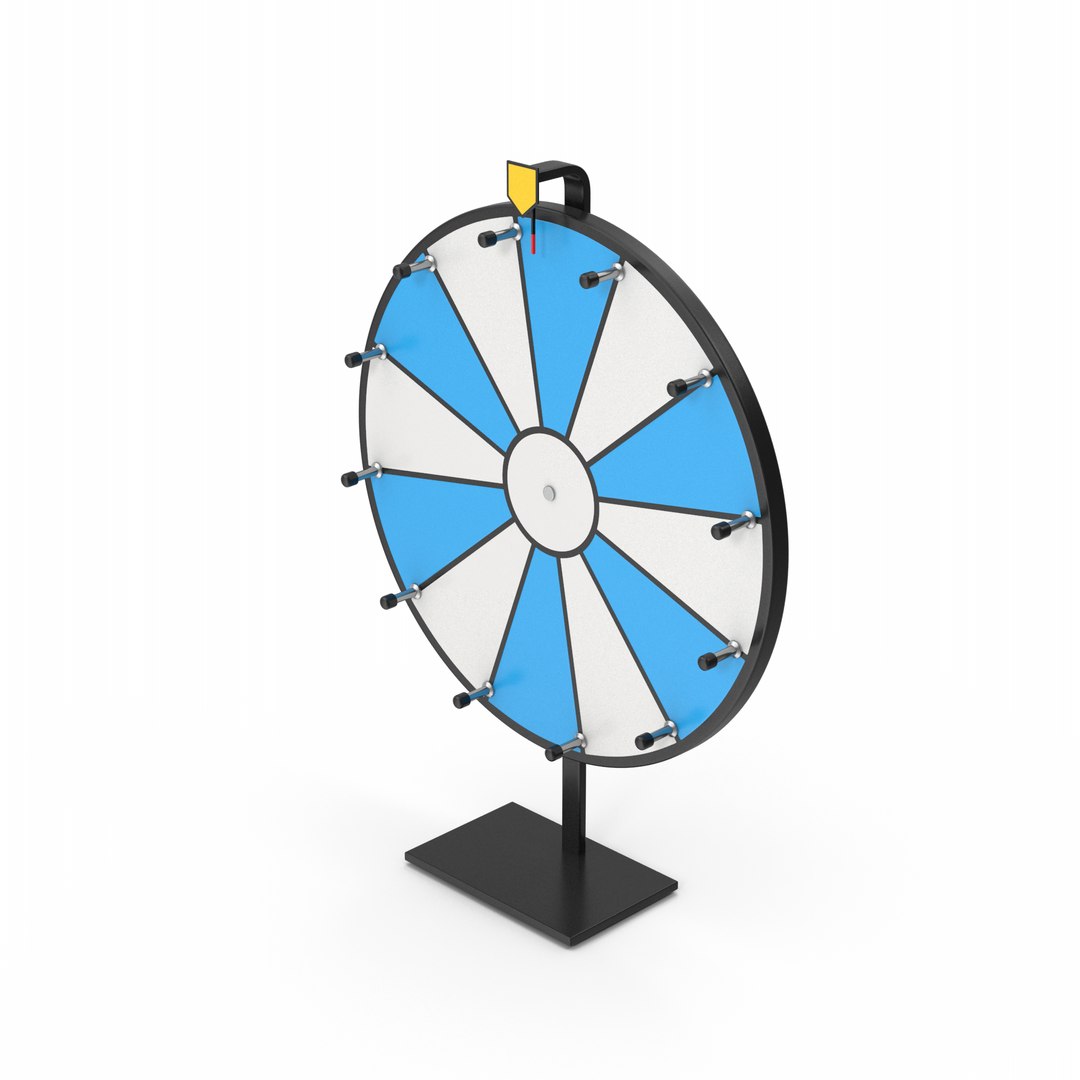 Prize Wheel 3D Model - TurboSquid 2183618