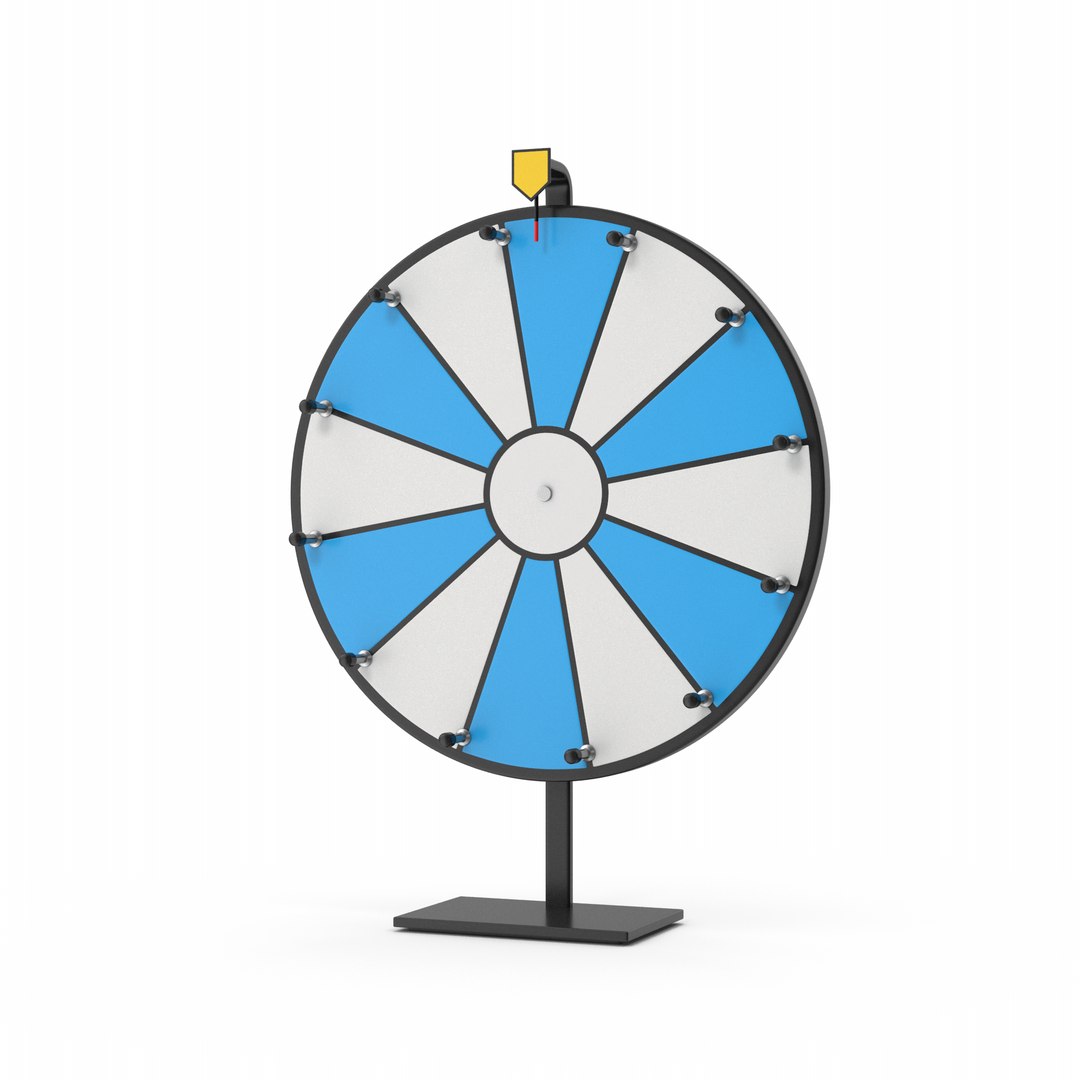 Prize Wheel 3D Model - TurboSquid 2183618